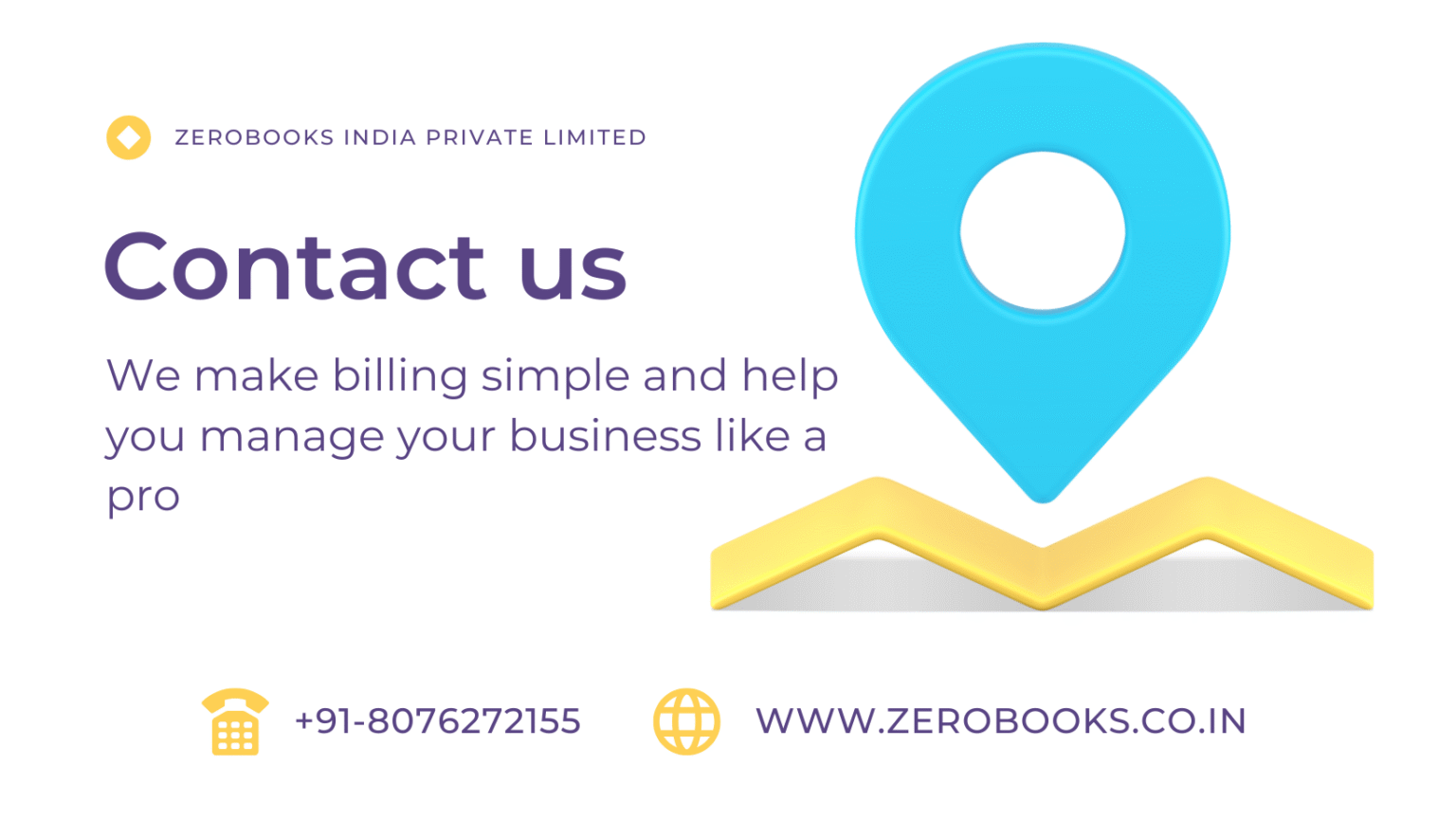 Contact – Zerobooks billing software